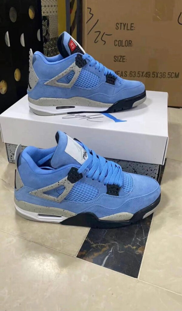 J4 University Blue Sneakers – Sofleeky